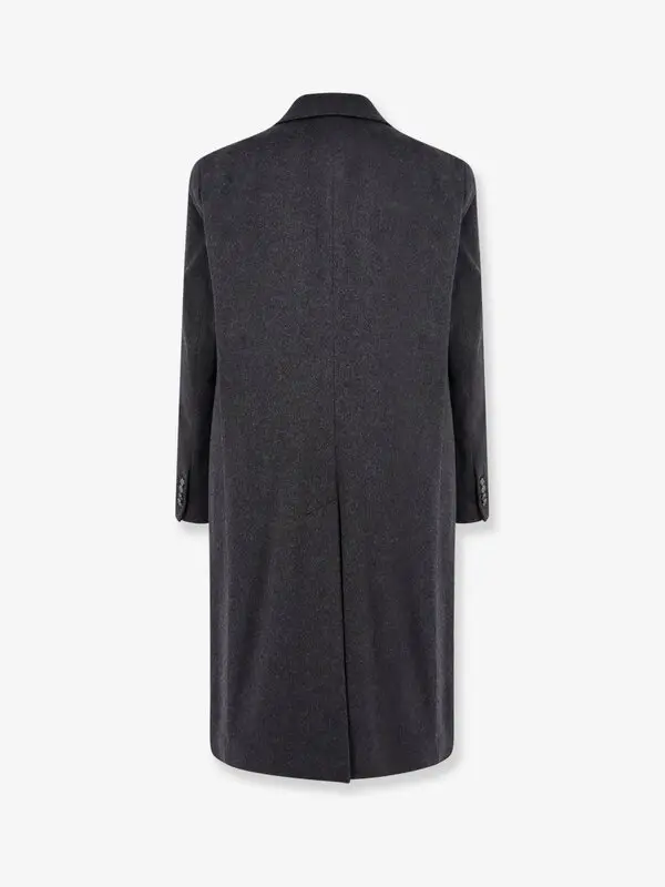 HEVO Cashmere Coat With Satin Lining