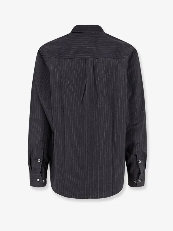 TONYWACK Striped Wool Blend Shirt