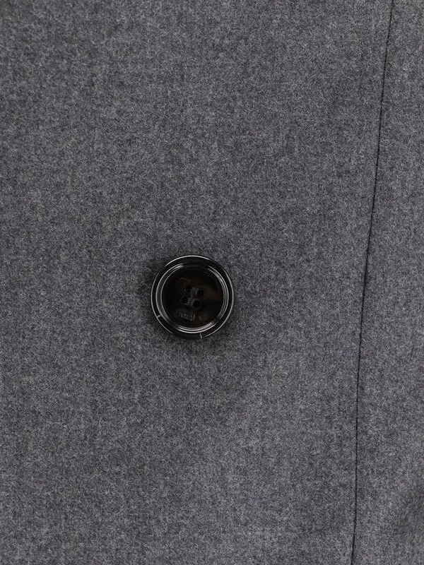 AMI Paris Double-breasted Virgin Wool Blazer