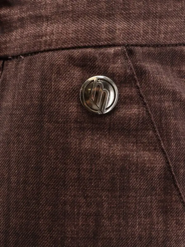 MASSIMO OSTI STUDIO Wool Gum Trousers
