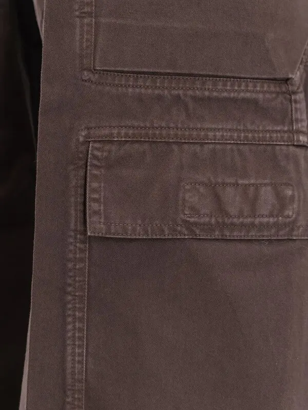 Rick Owens Double Cargo Jumbo Organic Cotton Trousers - Brown