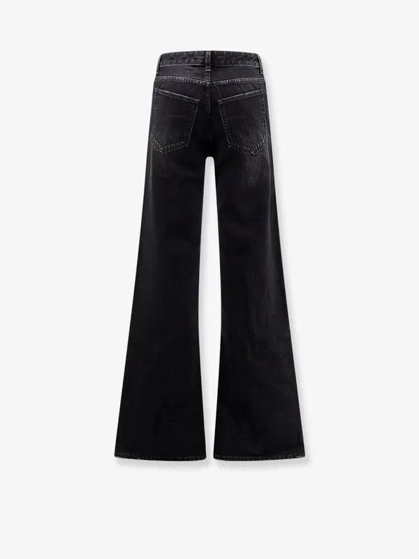 Balenciaga Wide Leg Denim Trousers