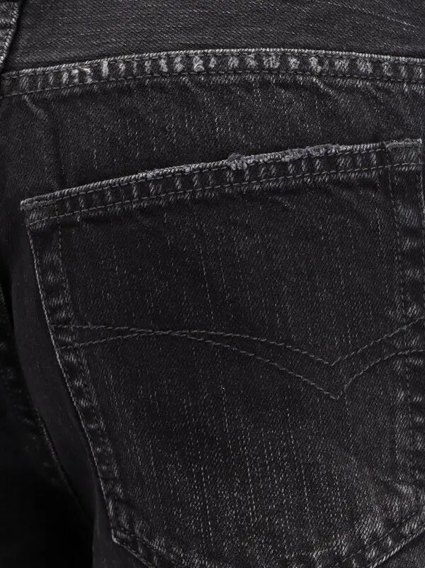 Balenciaga Wide Leg Denim Trousers