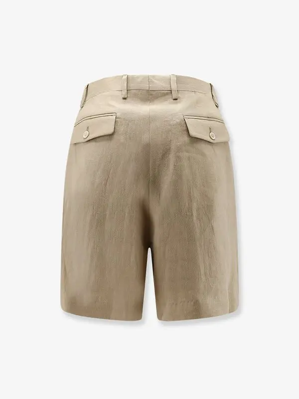 LARDINI Linen Shorts