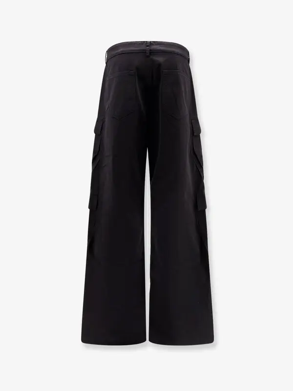 Rick Owens Double Cargo Organic Cotton Trousers