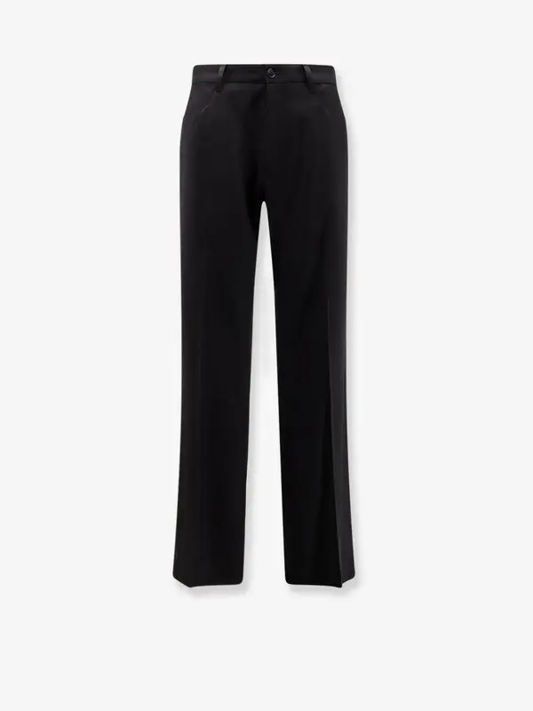 Balenciaga Straight Fit Cotton Trousers