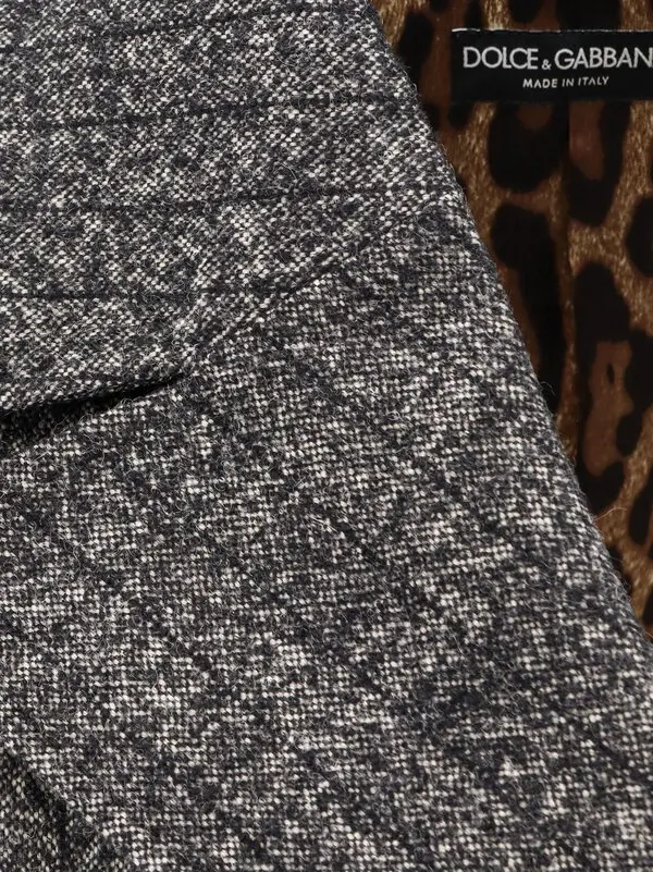 Dolce & Gabbana Wool Blend Striped Double-breasted Blazer