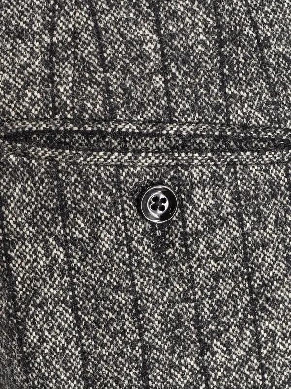 Dolce & Gabbana Striped Wool Blend Trousers