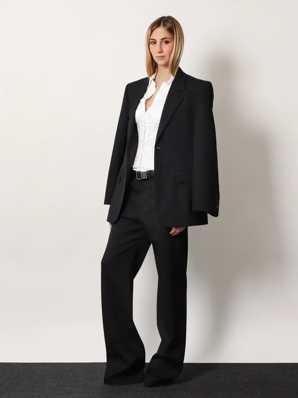 Balenciaga Stretch Wool Trousers