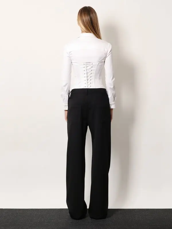 Balenciaga Stretch Wool Trousers