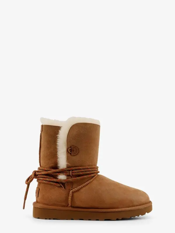 UGG W Bailey Tie Suede Ankle Boots
