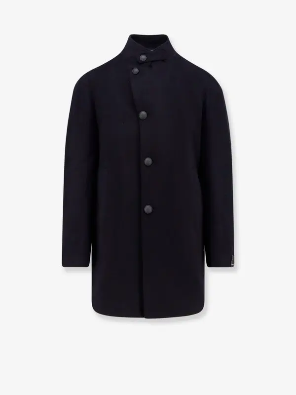 Tagliatore Gordon Wool And Cashmere Coat - Blue
