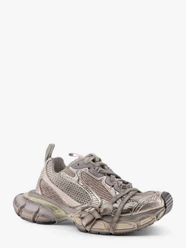 Balenciaga 3xl Low-top Mesh Sneakers - Grey