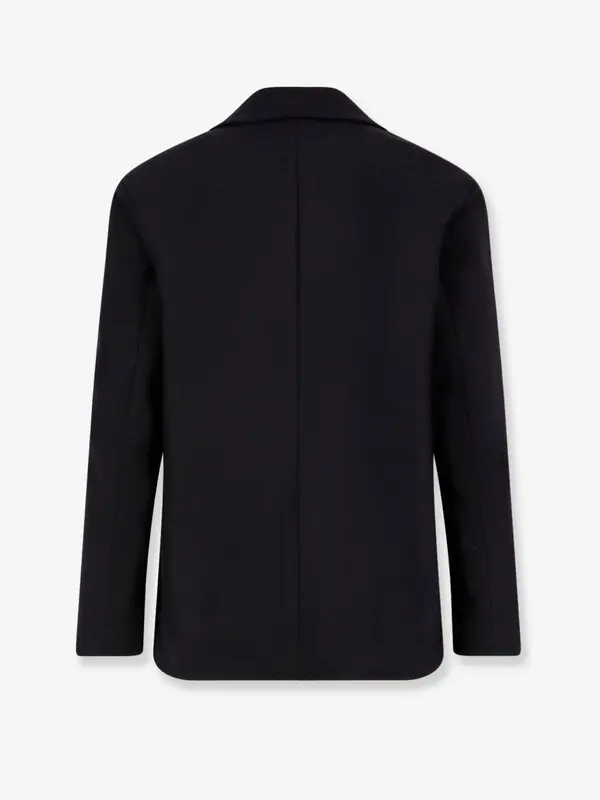 HEVO Trani Double-breasted Wool Blend Coat