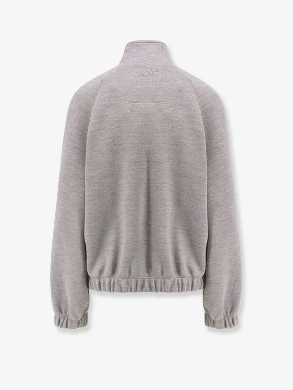 Max Mara Frine Double Wool-cotton Sweatshirt