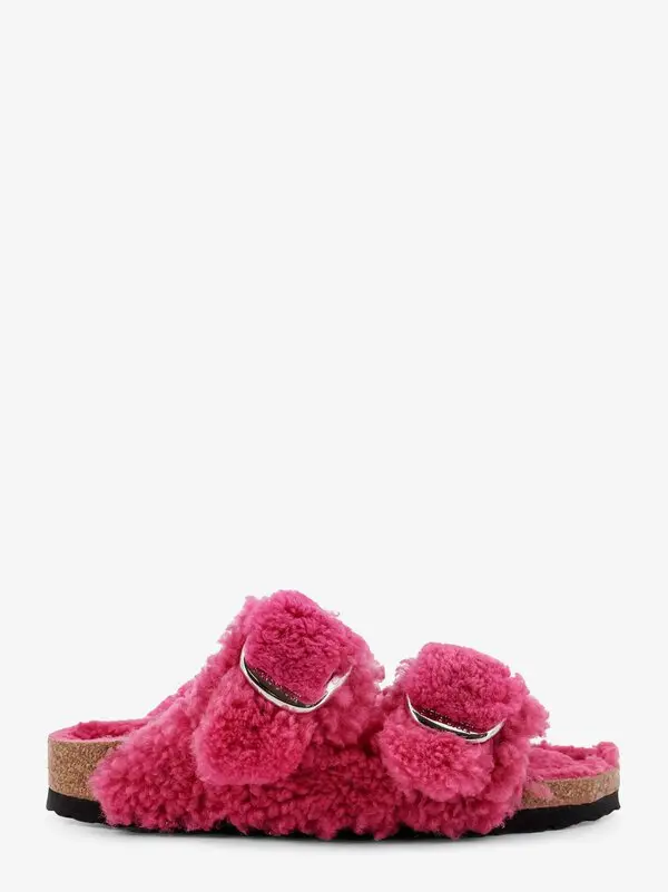 BIRKENSTOCK Arizona Big Buckle Teddy River Teddy Sandals - Pink