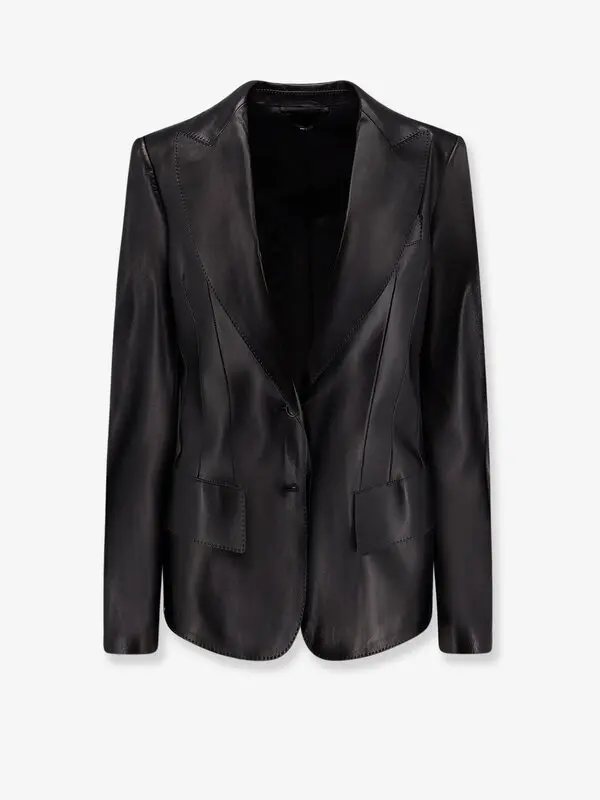 TOM FORD Leather Blazer