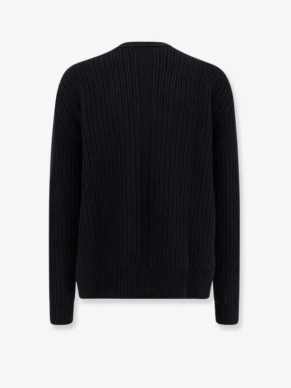 Rick Owens Fisherman Round Neck Virgin Wool Sweater