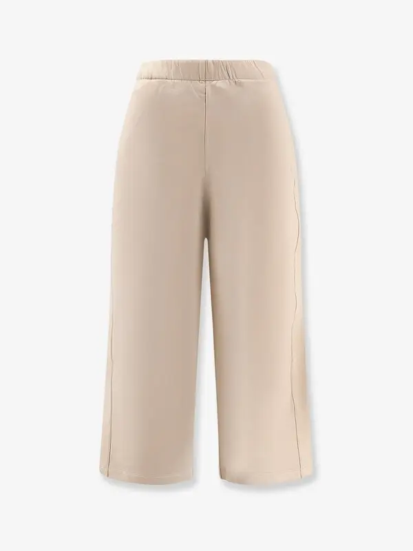 Max Mara Filovia Silk And Cotton Jogger Trousers - Beige