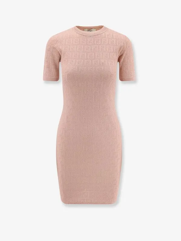 Fendi Ff Cotton And Viscose Dress