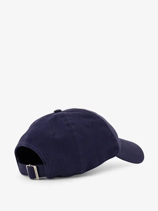 Saint Laurent Cotton Hat With Embroidered Logo
