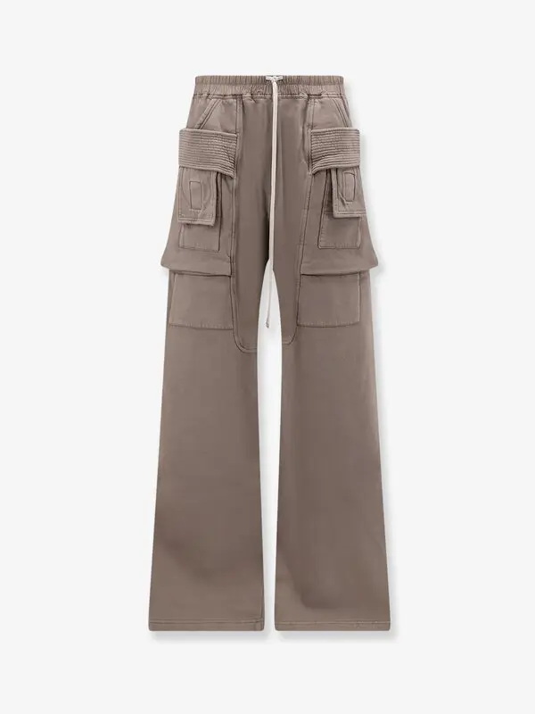 Rick Owens Cotton Cargo Trousers