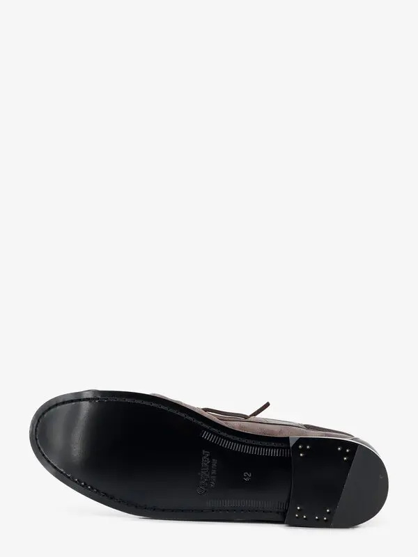 Saint Laurent Le Loafer Bateau Leather Loafers