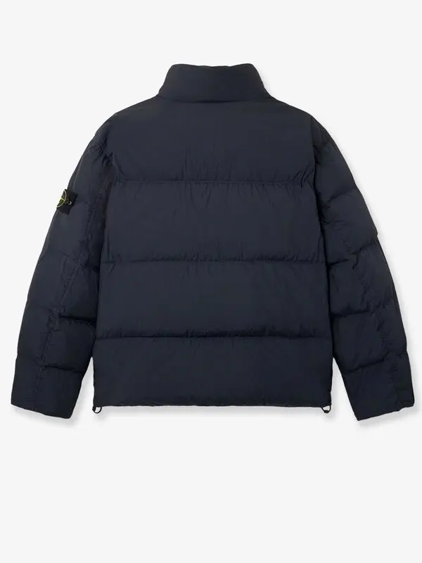 Stone Island Garment Dyed Crinkle Reps Ny Down Jacket - Blu