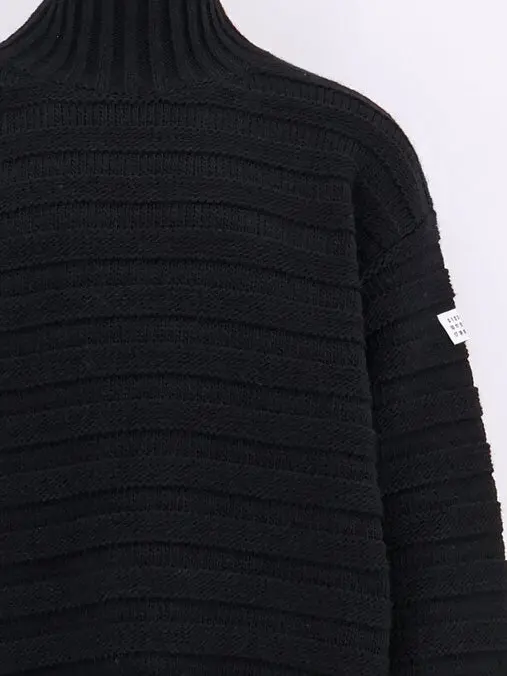 MAISON MARGIELA Wool Blend Sweater With Distressed Effect