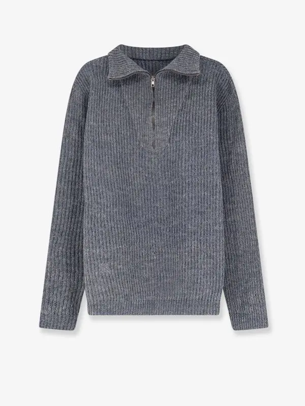 MAISON MARGIELA Ribbed Linen And Wool Blend Sweater