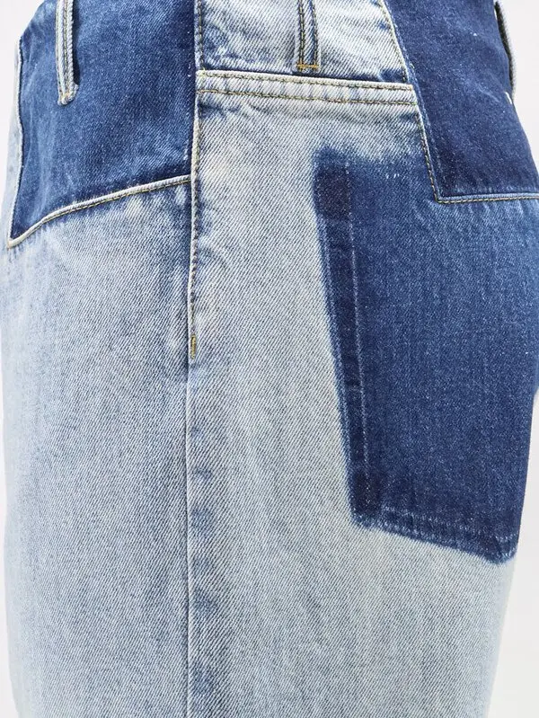 MAISON MARGIELA Patchwork Denim Jeans - Blue
