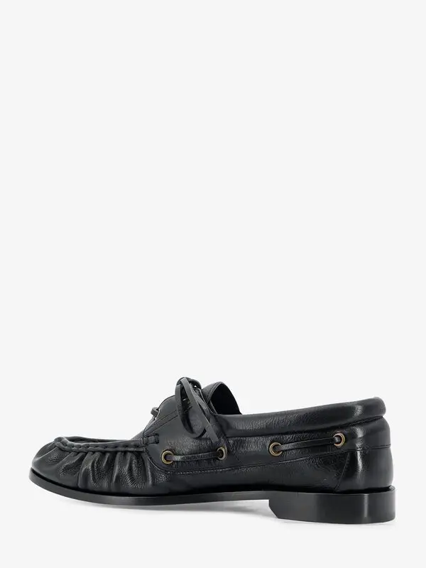 Saint Laurent Le Loafer Bateau Leather Loafers
