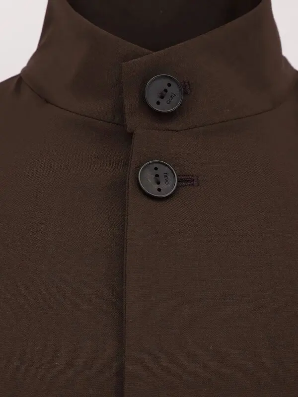 HEVO Wool Blend Jacket - Brown