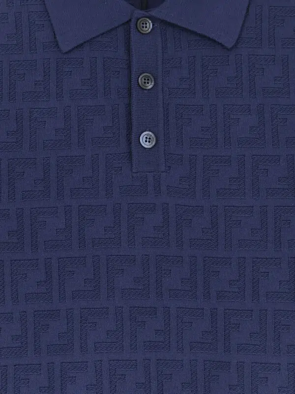 Fendi Ff Cotton Polo Shirt