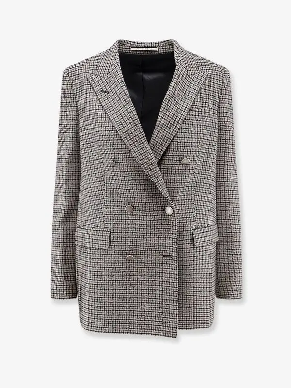 Tagliatore Jasmine Pied-de-poule Wool Blend Blazer