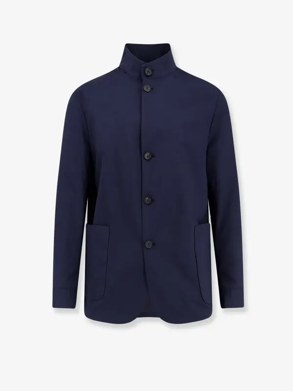 HEVO Casalvecchio Wool Blend Jacket - Blue