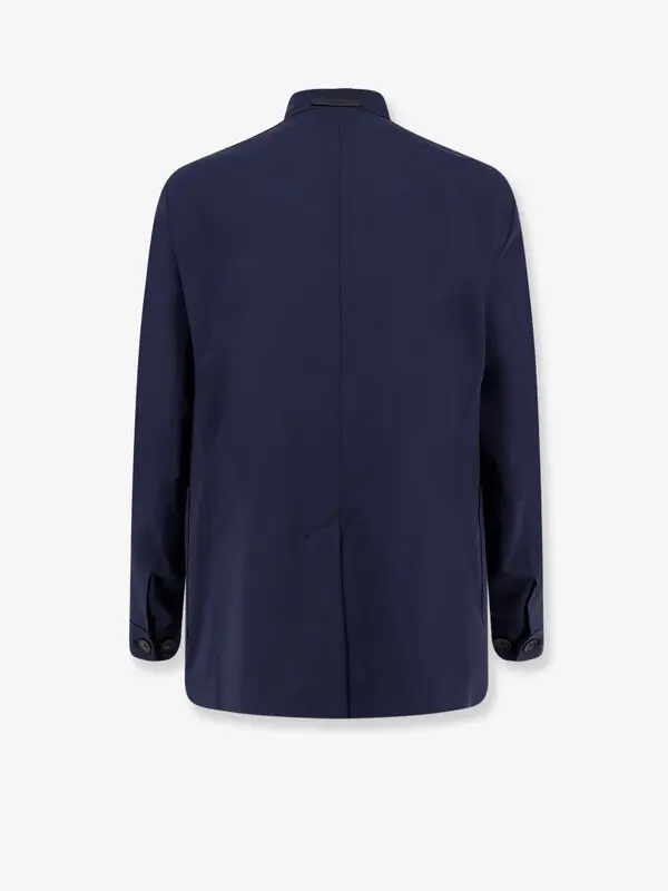 HEVO Casalvecchio Wool Blend Jacket - Blue