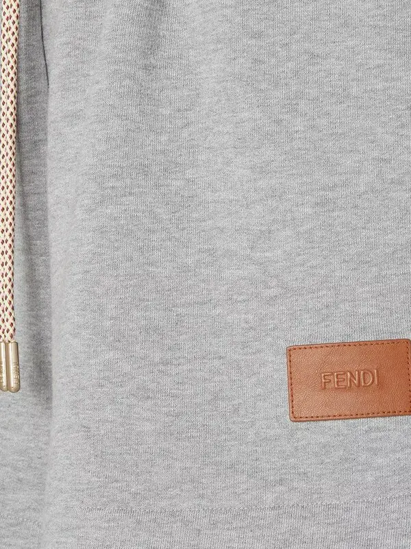 Fendi Essentia Cotton Jersey Shorts