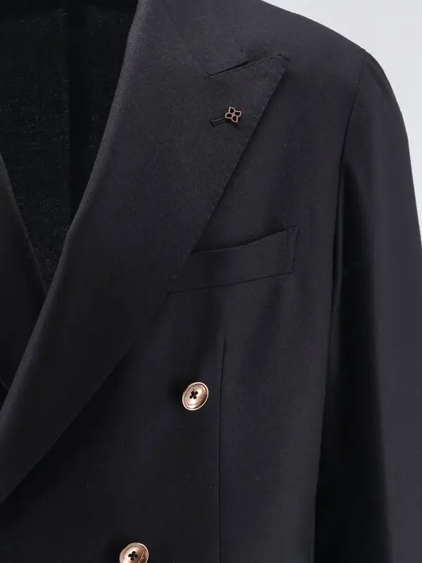 Tagliatore Double-breasted Stretch Virgin Wool Suit