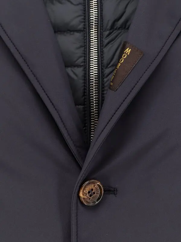 MOORER Redon-skt Padded Nylon Long Jacket