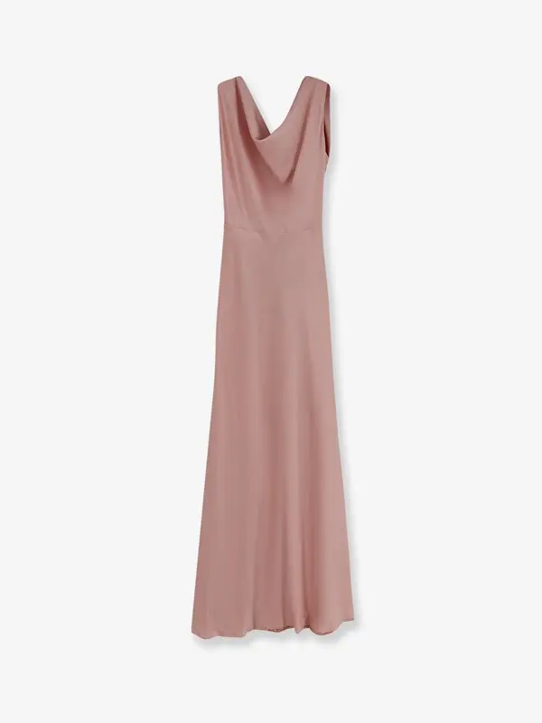 ACTUALEE Satin Long Dress