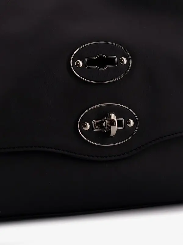 ZANELLATO Postina S Leather Crossbody Bag - Black