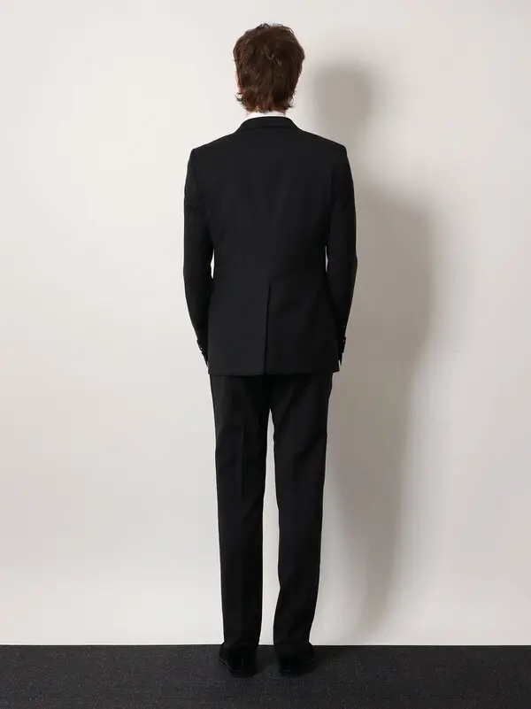 Tagliatore Virgin Wool Tuxedo With Vest