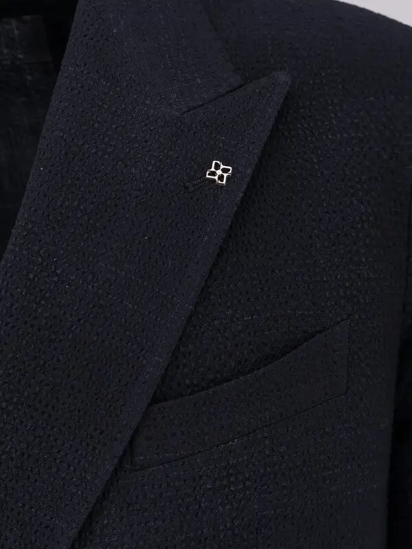 Tagliatore Double-breasted Stretch Virgin Wool Suit