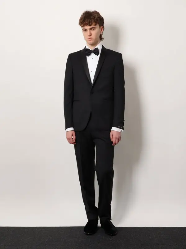 Tagliatore Virgin Wool Tuxedo With Shawl Lapel