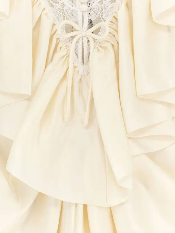 Chloé Silk Jumpsuit With Lace Details