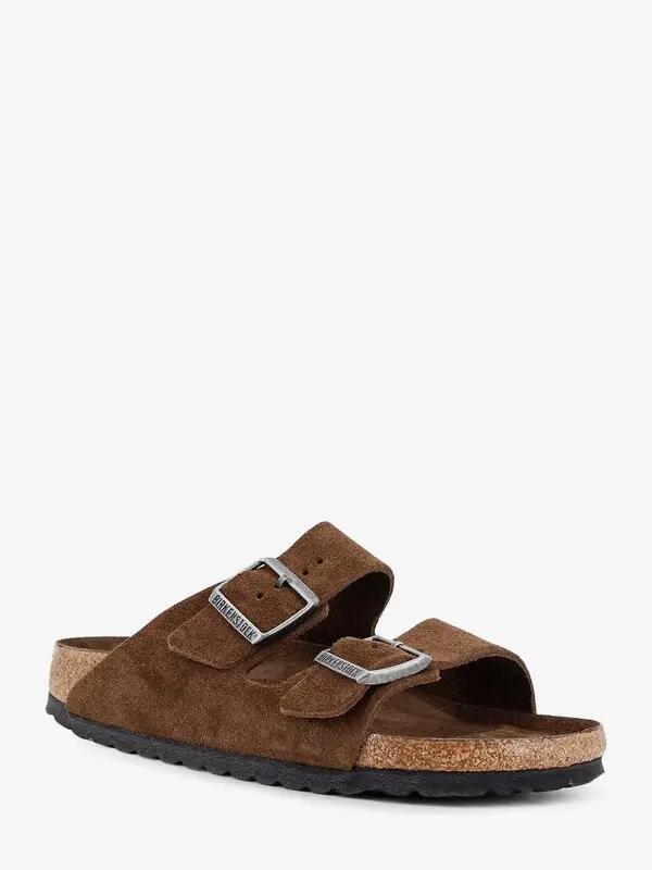 BIRKENSTOCK Arizona Suede Sandals With Adjustable Buckles