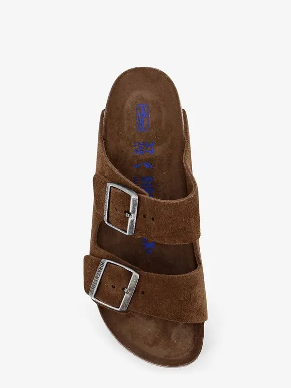 BIRKENSTOCK Arizona Suede Sandals With Adjustable Buckles