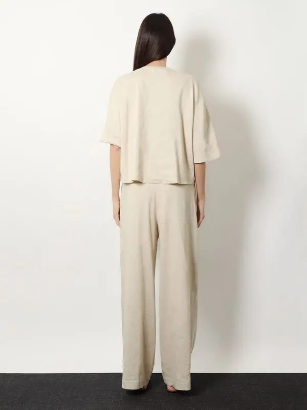 Max Mara Mxpsospiro Linen And Viscose Shirt
