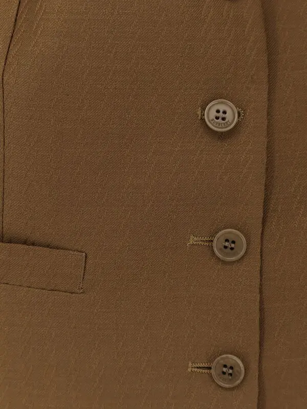 Burberry Warren Wool And Mohair Vest